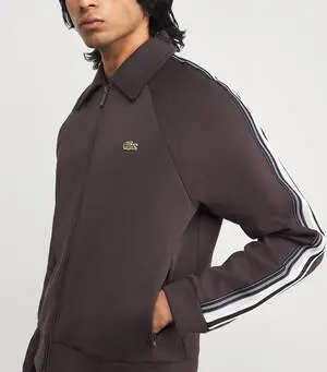 Lacoste Cotton-blend Track Jacket - Brown