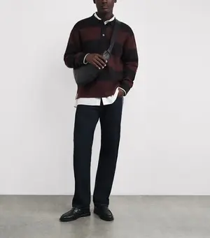 NN.07 Wool Stripe Rugby Polo Sweater