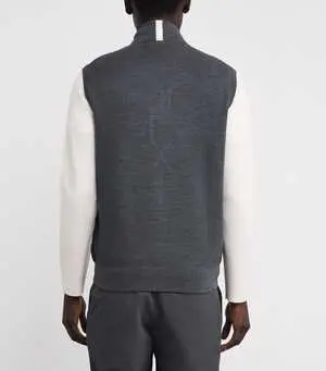 Rlx Ralph Lauren Coolmax Zip-up Sweater Vest