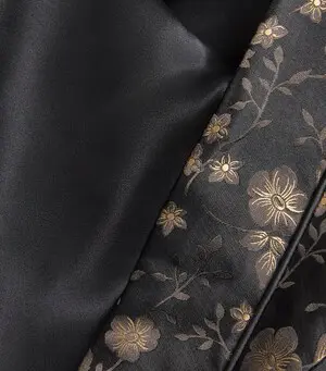 DANIEL HANSON Silk Floral Kimono Dressing Gown