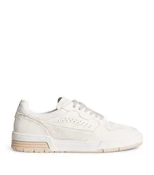 Eleventy Deerskin Low-top Sneakers