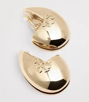 Tory Burch Wave Clip-on Earrings - Gold