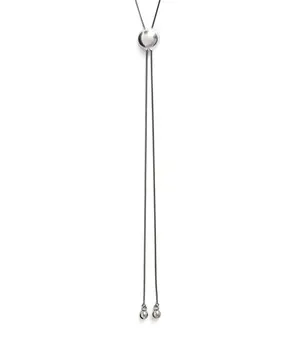 LEMAIRE Rattle Bolo Tie Necklace - Silver