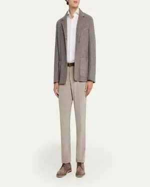 Massimo Alba Cotton Corduroy Trousers