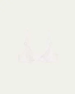 LIVY Blue Monday Stretch Tulle Balcony Bra - White