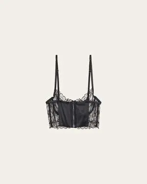 LIVY Paradis Bead-embroidered Bustier