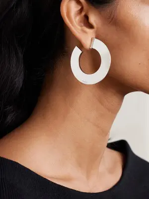 Alaïa Tone Hoop Earrings