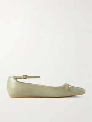 Chloe Perforated Flats For Women