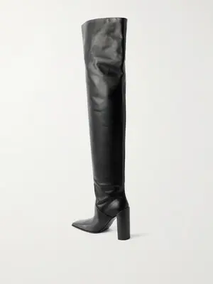 Alaïa 90 Leather Over-the-knee Boots