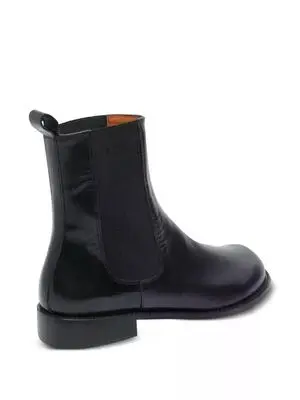 ANGEL ALARCON 30mm Leather Chelsea Boots