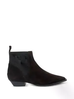 ANGEL ALARCON 25mm Pointed-toe Ankle Boots