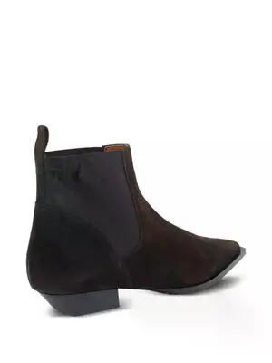 ANGEL ALARCON 25mm Pointed-toe Ankle Boots