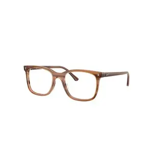 Ray-ban Eyeglasses Frame - Striped Brown
