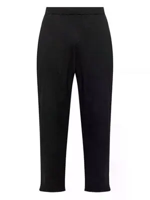 Issey Miyake Ribbed Trousers - Black