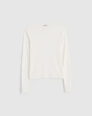 Madewell Crewneck Long-sleeve Tee - White