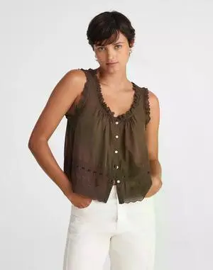 Madewell Embroidered Camis Tanks For Women