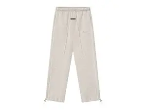 Fear Of God Essentials Relaxed Fleece Piping Sweatpant - Heather Stone/cloud White