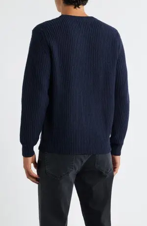 ALEX CRANE Vale Merino Wool Sweater - Indigo