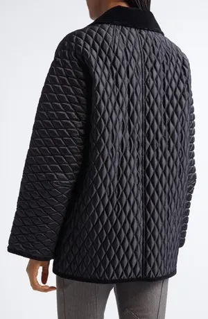 Burberry Floriston Quilted Nylon Barn Jacket