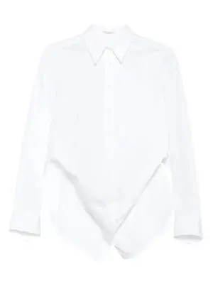 Brunello Cucinelli Curved Hem Shirts For Women