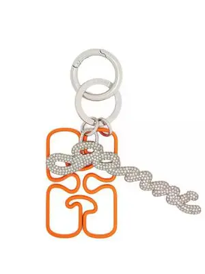 GANNI Chain-embellished Keyring