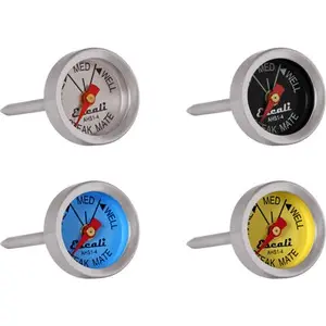 ESCALI Easy Read Steak Thermometer Set - Metallic Silver
