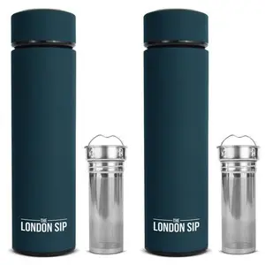 LONDON SIP Infuser Bottle 2-pack Teal