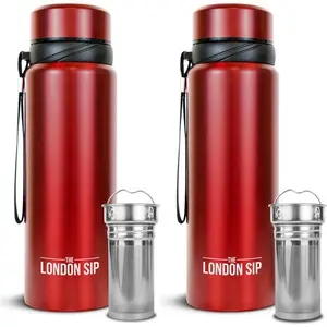 LONDON SIP Infuser Bottle 2-pack - Red