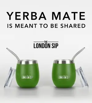 LONDON SIP Yerba Mate Cup Set 8oz - Green