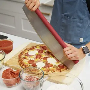 OLD STONE Pizza Rocker With Comfort Grip Handle