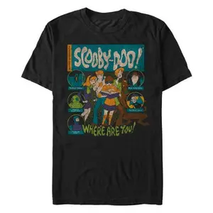 SCOOBY DOO Where Are You Villains T-shirt - Black