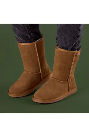 Minnetonka Callahan Faux-fur Boots - Tan