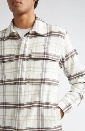 Eleventy Plaid Overshirt