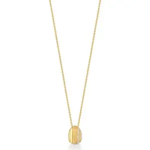 PAMELA ZAMORE Eos Egg Diamond Necklace