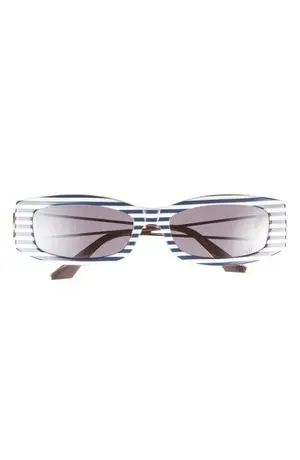 Dior 30montaigne S14i Rectangular Sunglasses - Blue/other/gradient Smoke