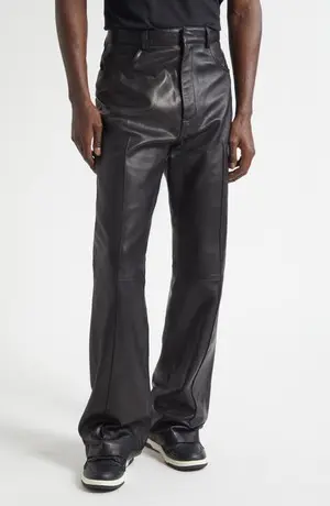 Amiri Bootcut Leather Pants