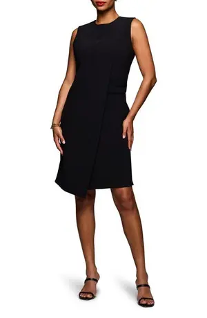NIC+ZOE Scuba Knit Angled Hem Dress