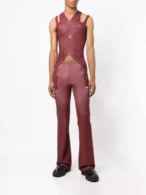 DION LEE Lock Slit-detail Trousers