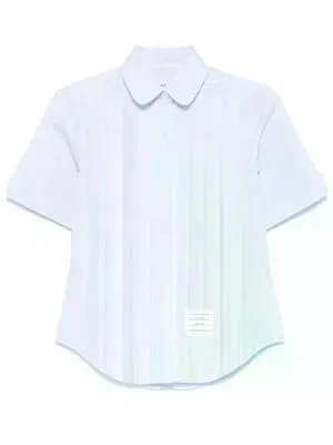 Thom Browne Striped Poplin Shirt