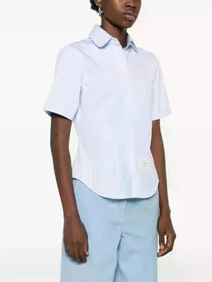 Thom Browne Striped Poplin Shirt