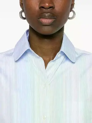 Thom Browne Striped Poplin Shirt