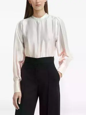 BRUUNS BAZAAR Ombre Puff-shoulder Shirt