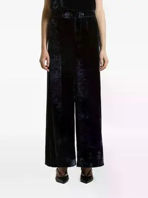 Peserico Wide-leg Velvet Trousers