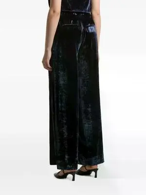 Peserico Wide-leg Velvet Trousers