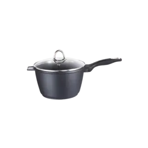 CUISINE::PRO® Granite Saucepan With Lid 3.1qt - Black