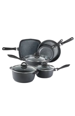 CUISINE::PRO® Stone™ 9-piece Cookware Set