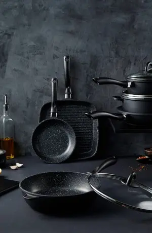 CUISINE::PRO® Stone™ 9-piece Cookware Set
