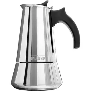 LONDON SIP Stainless Steel Espresso Maker - Silver