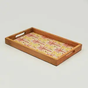 MELA ARTISANS Summer Inlay Tray - Pink