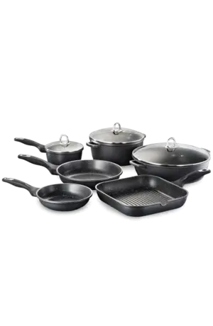 CUISINE::PRO Granite Sauté Pan With Lid 6.3 Qt